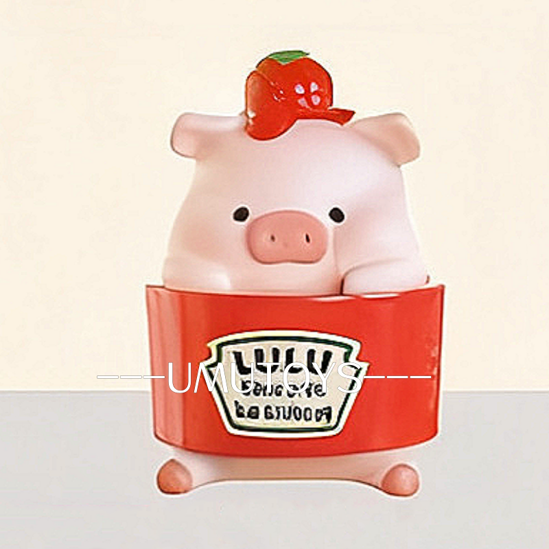 Оригинальный консервированный продукт Jiuguo: милый сюрприз-пакет с десертами и мини-игрушками в виде свинок для