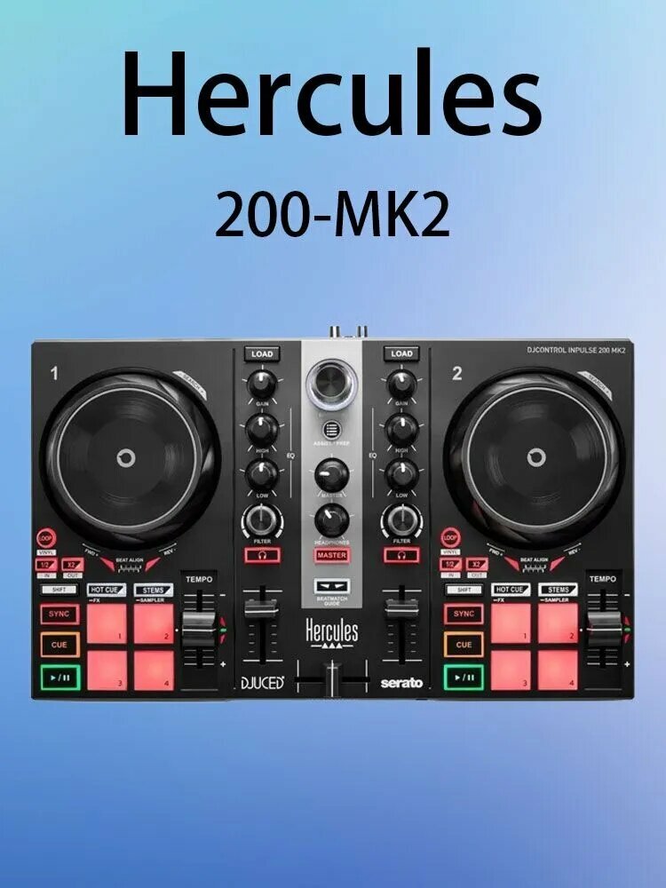 Контроллер Hercules DJControl Inpulse 200-MK2 DJ-контроллер