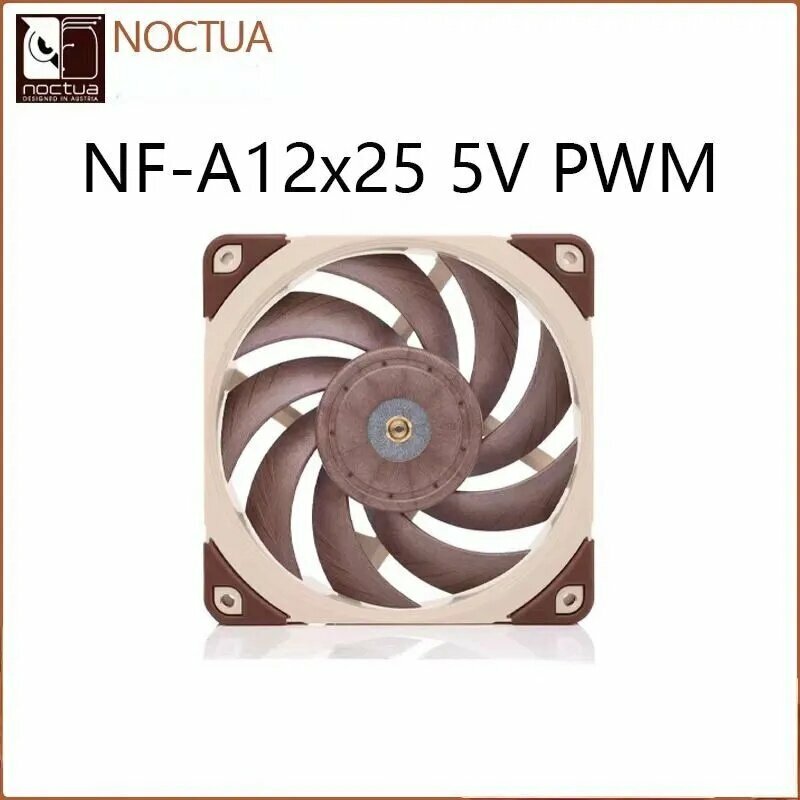 Noctua вентилятор NF-A12x25, коричнево-красный