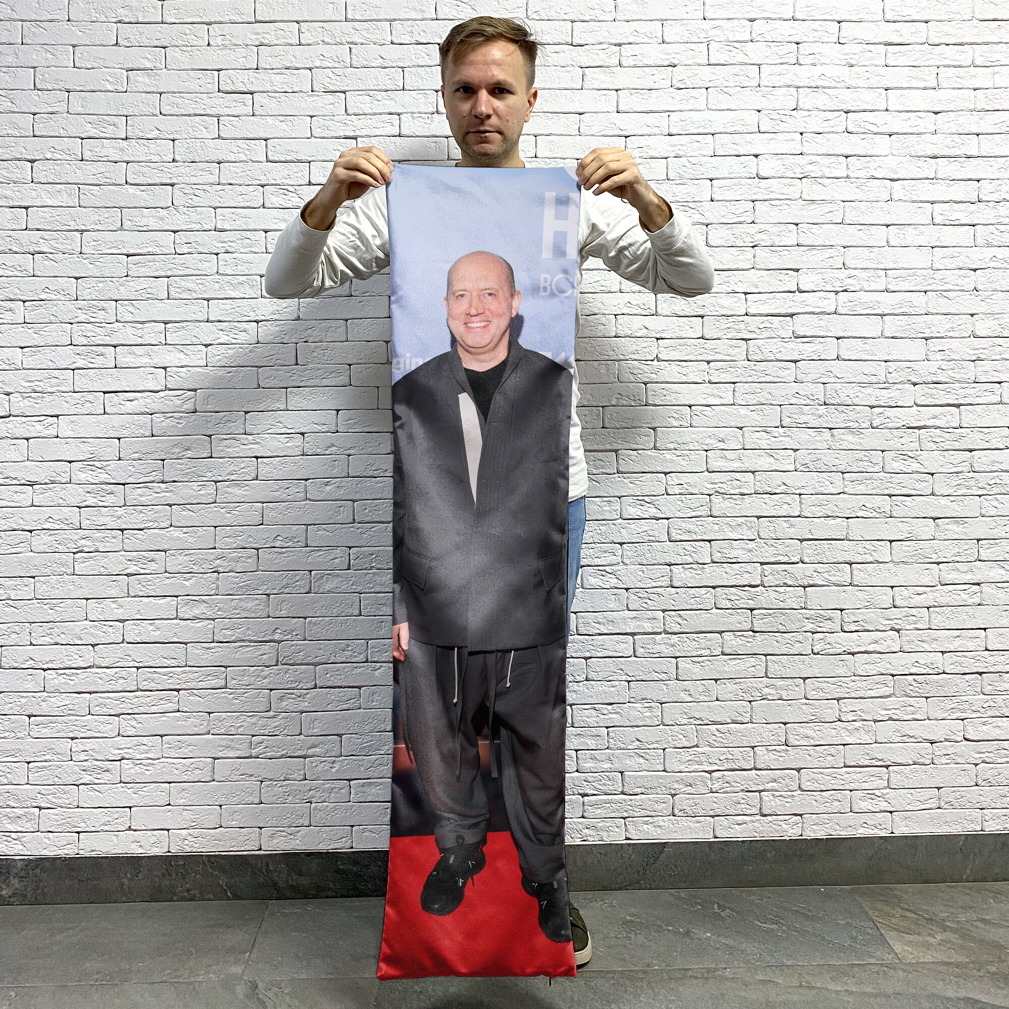 Только Наволочка для подушки-дакимакуры Сергей Бурунов 35x140 см. Без подушки