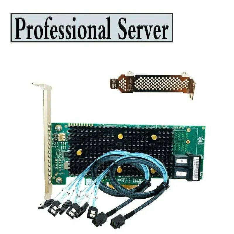 Broadcom MegaRAID 9440-8I RAID 0/1/10/ 5 SAS / SATA / NVMe PCIe 3,1 x8 12 Гбит / с RAID-карта LSI SAS3408 + 2 * SFF-8643 SATA CALBE
