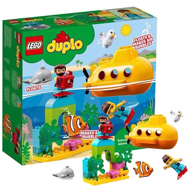 Конструктор LEGO 10910 Duplo Приключения подводной лодки