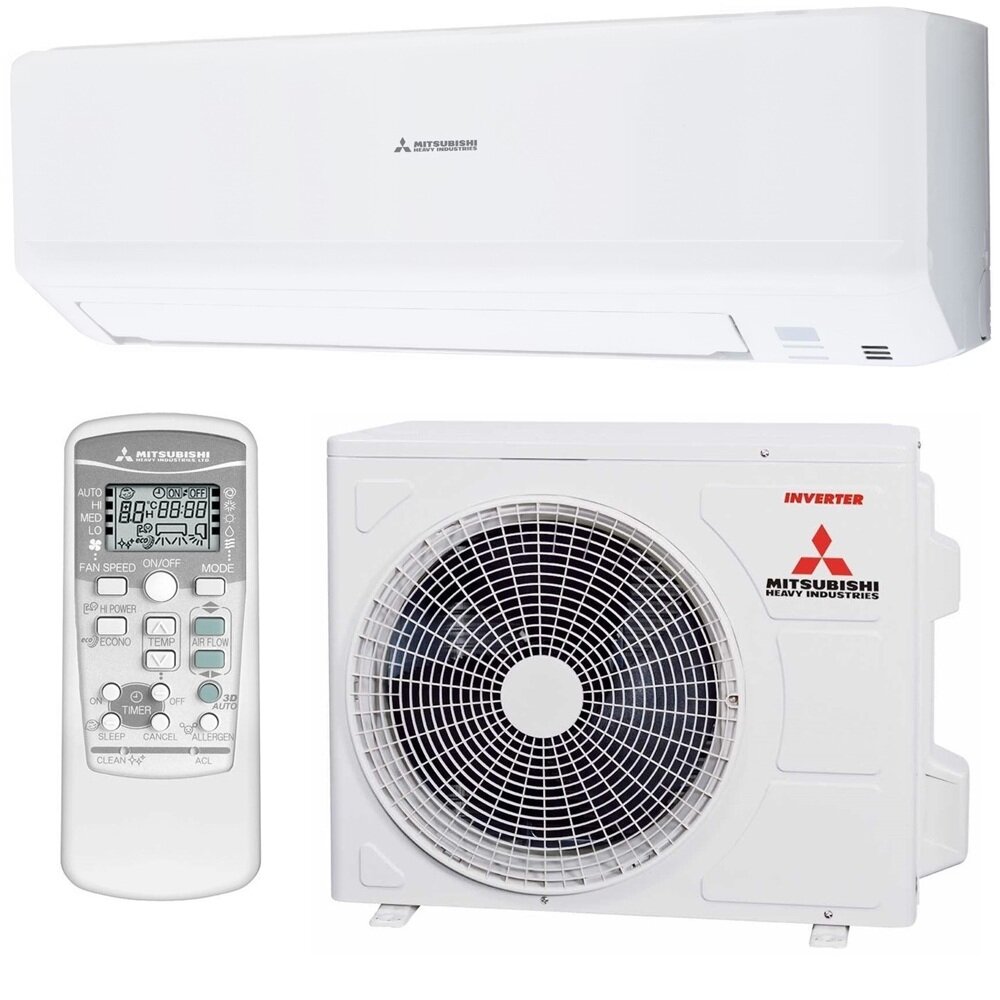 Сплит система Mitsubishi Heavy STANDARD INVERTER SRK35ZSP-W1/SRC35ZSP-W1, 12000BTU , A++, для 35 м