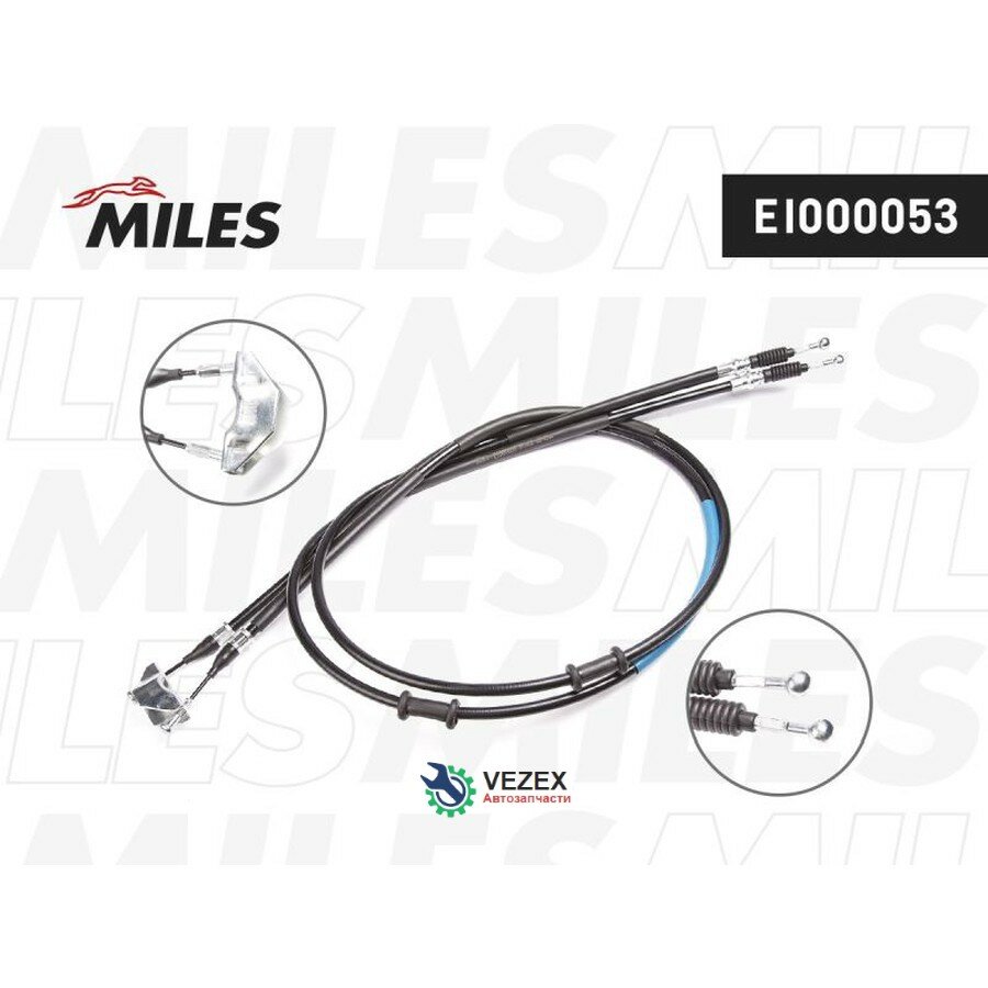 MILES EI000053 Трос с наконечником в сборе