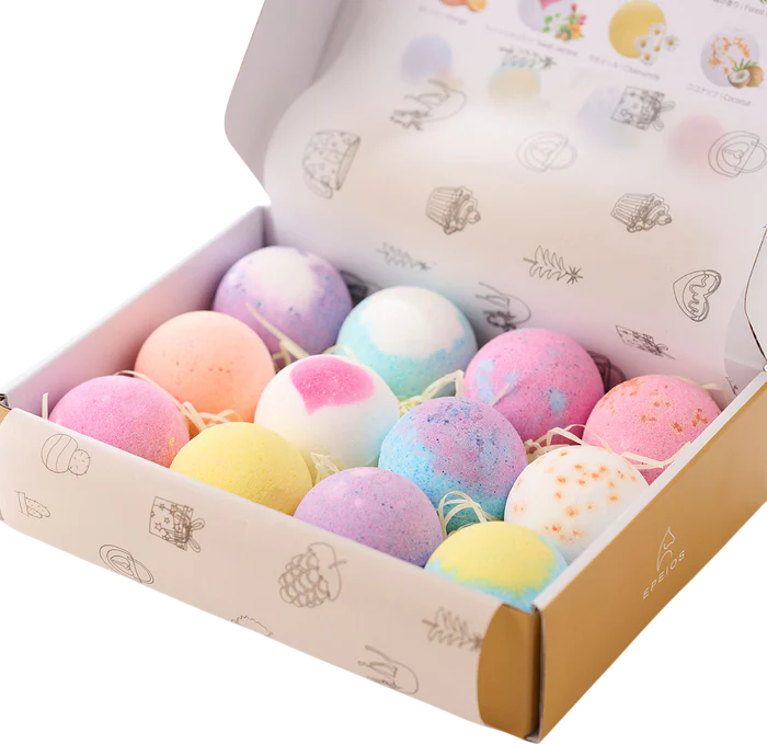 EPEIOS Премиальные бомбочки для ванны 12 шт. Epeios Bath Bomb 12 0,08g