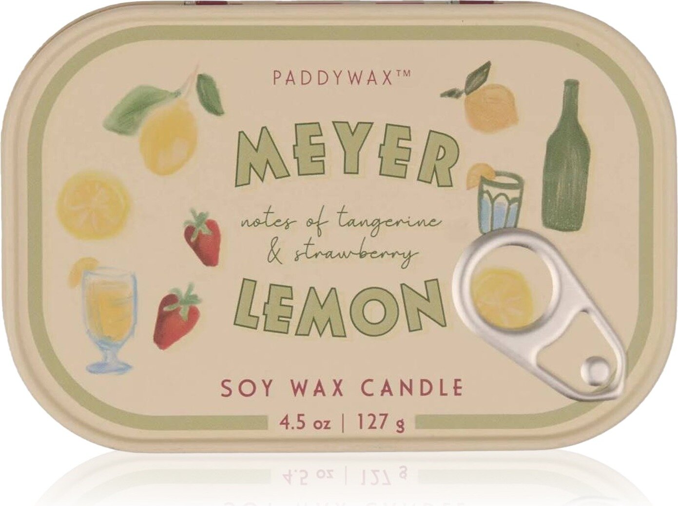 PADDYWAX Средняя дорожная свеча Meyer Lemon 127 г Meyer Lemon Candle 127 15ml