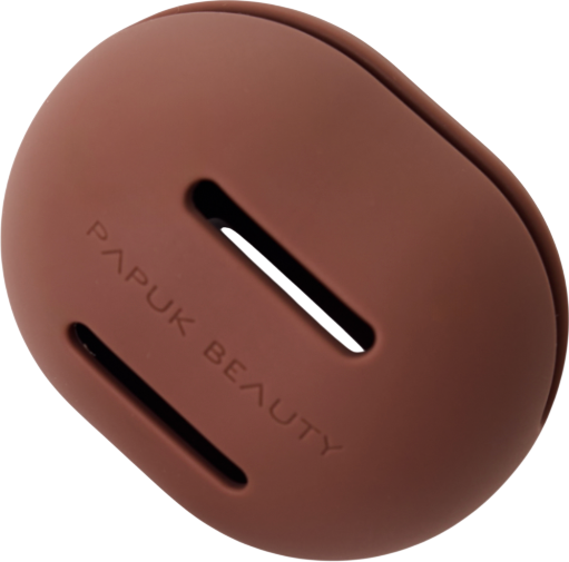 Papuk Beauty Силиконовый футляр для спонжа, кофейный Makeup Sponge Coffee Case 5*45g