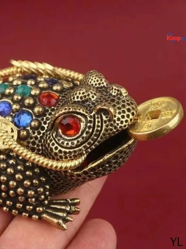 Эксклюзивный крупный амулет богатства, денежная жаба