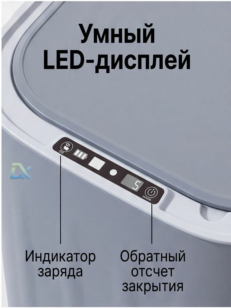HomeNest Essentials Мусорное ведро, 28 л, 1 шт