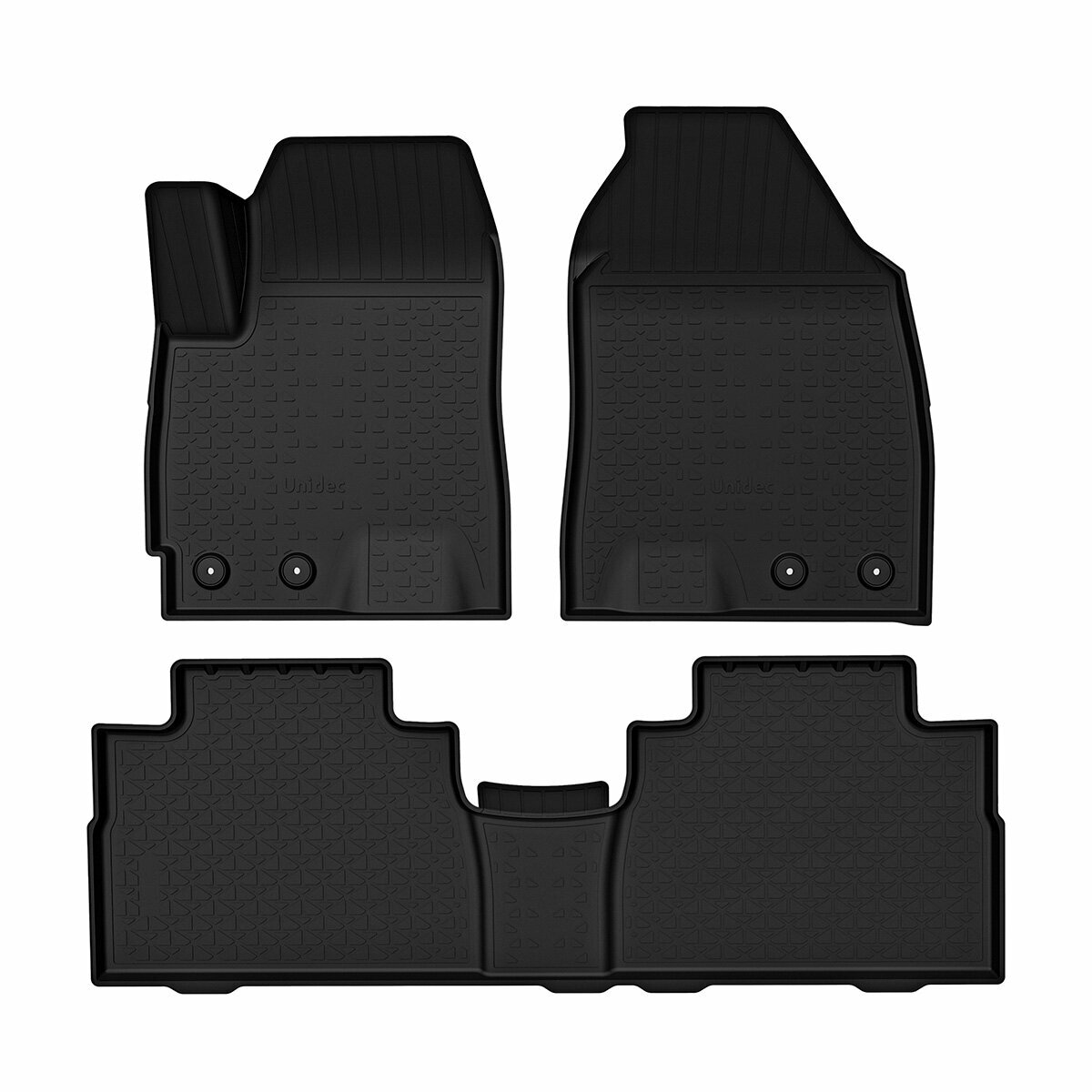 Коврики салонные для SOUEAST S07 (1,2 ряд) 2WD (2024)