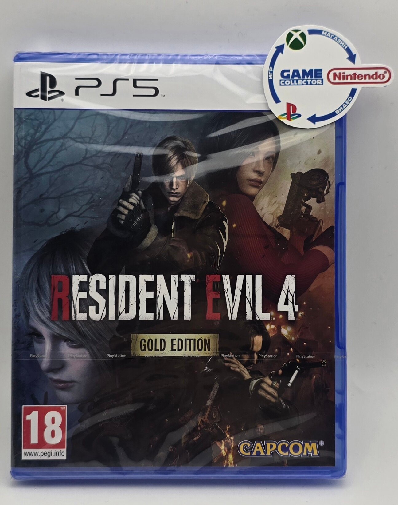 Игра Resident Evil 4 Gold Edition для Sony PlayStation 5 на диске на русском языке.