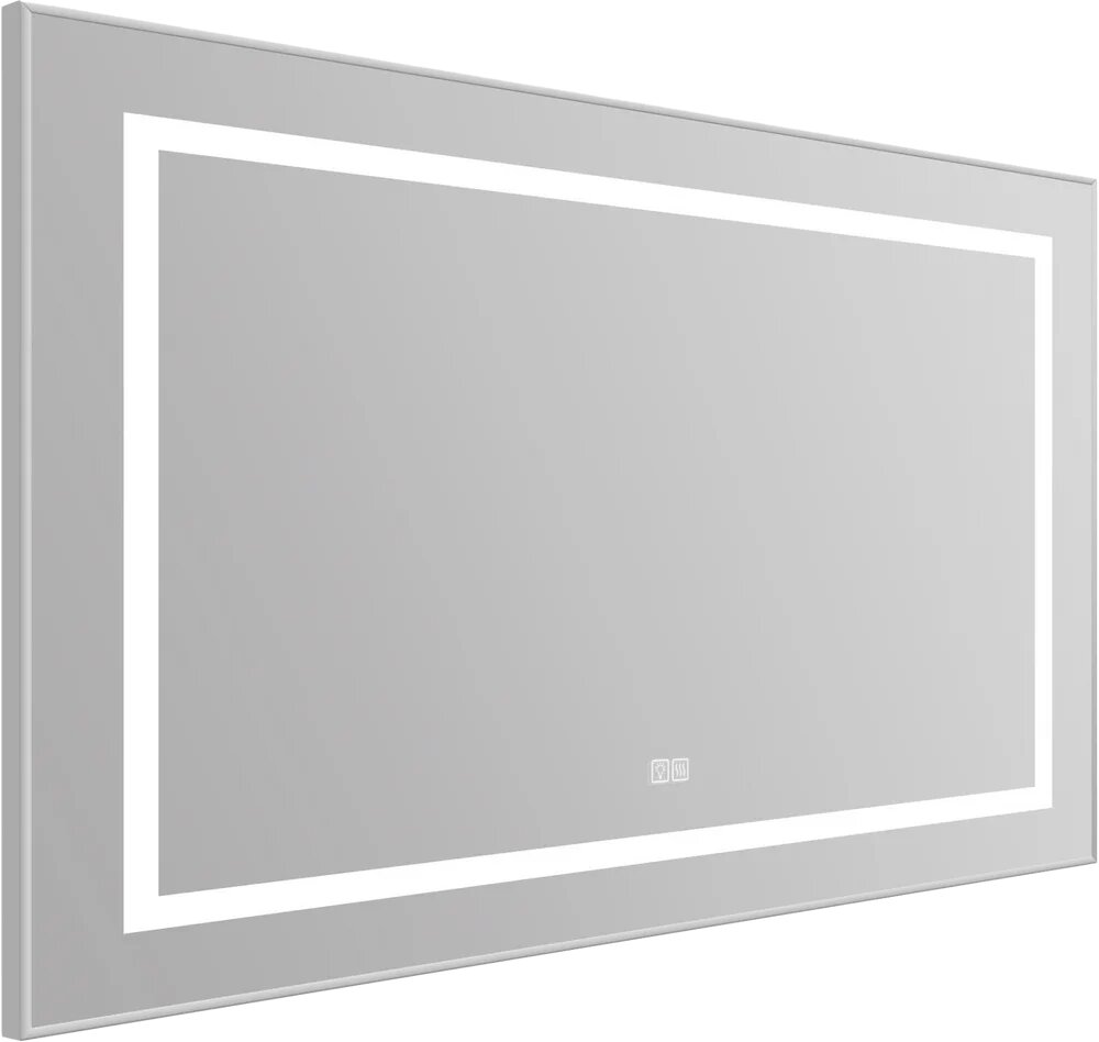 Зеркало BelBagno Kraft SPC-KRAFT-985-685-TCH-WARM со светодиодной подсветкой, с подогревом, 98, 5 см, с сенсорным управлением, в современном стиле, зеркало настенное в ванную