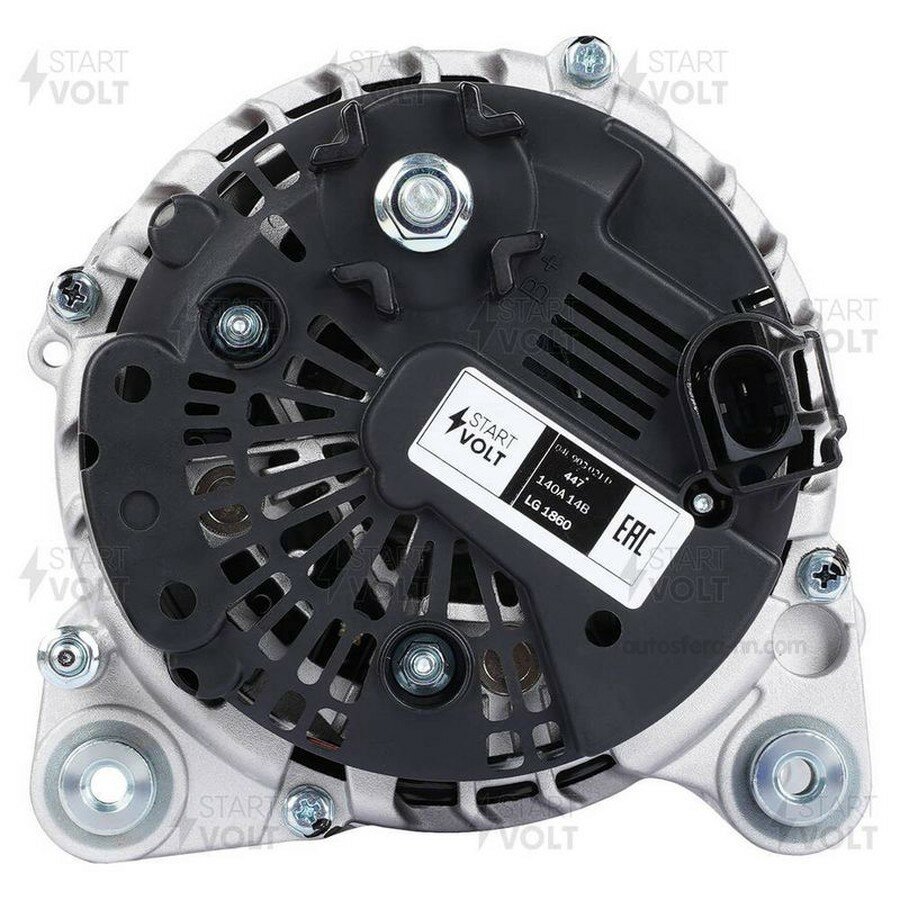 STARTVOLT LG1860 Генератор для а/м VAG Kodiaq (16-) 1.4TSI/2.0TSI/Tiguan II (16-) 2.0TDI 140A (LG 1860)