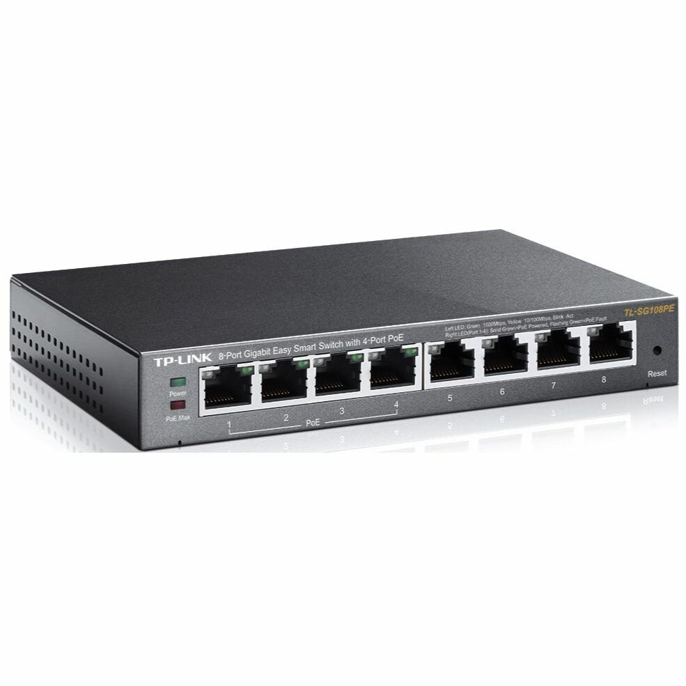 Коммутатор TP-Link TL-SG108PE — фото 1