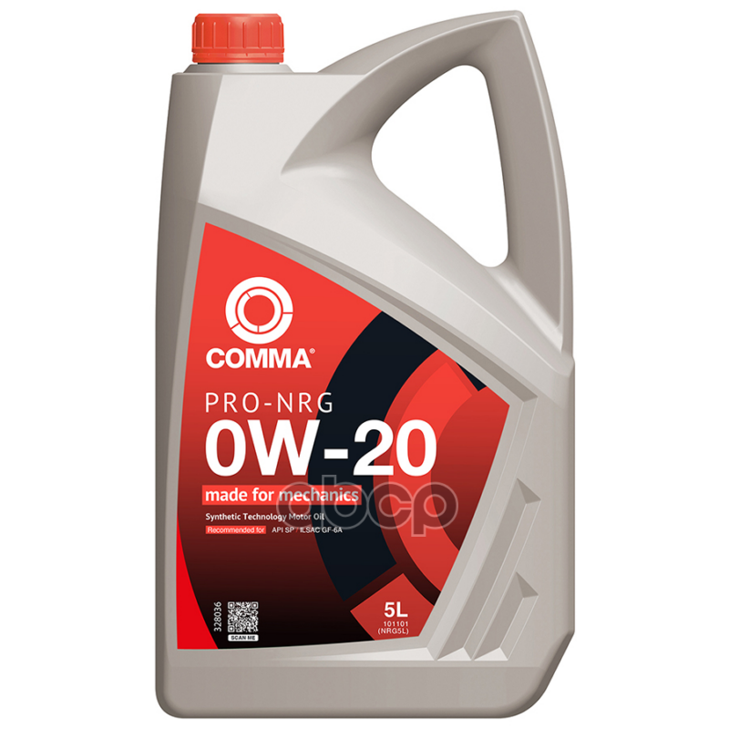 COMMA COMMA 0W20 PRO-NRG (5L)_масло моторное! синт API SN, ILSAC GF-4/GF-5