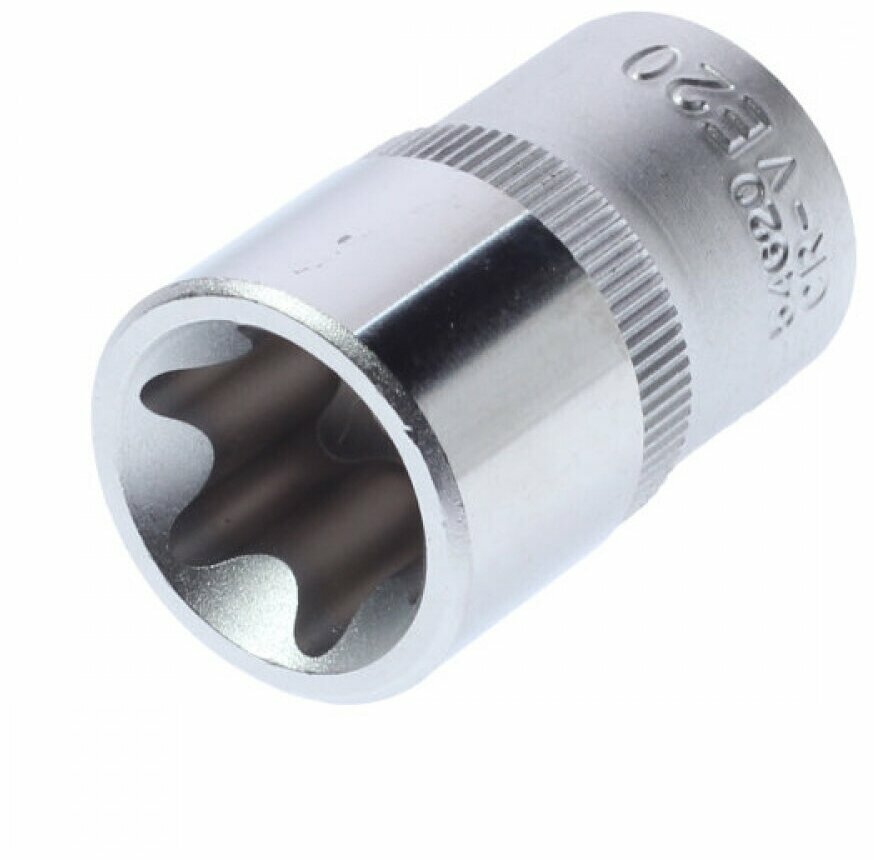 Головка E20 внешний TORX 1/2"DR короткая Force 54620