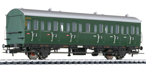L334030 Пассажирский вагон 2-го класса типа B-21 Abteilwagen, DB, Ep.III, H0 1/87