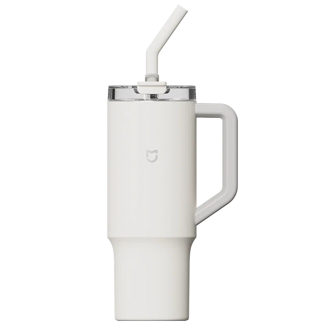 Термокружка Mijia Sippy Cup, 1 л, с отверстием для питья, белая
