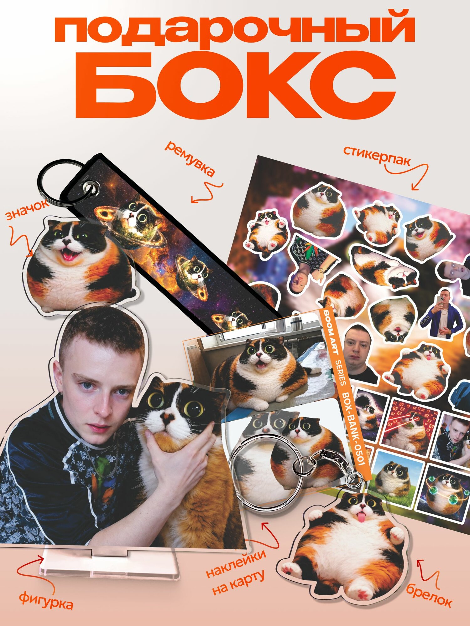 Подарочный бокс Котость мем