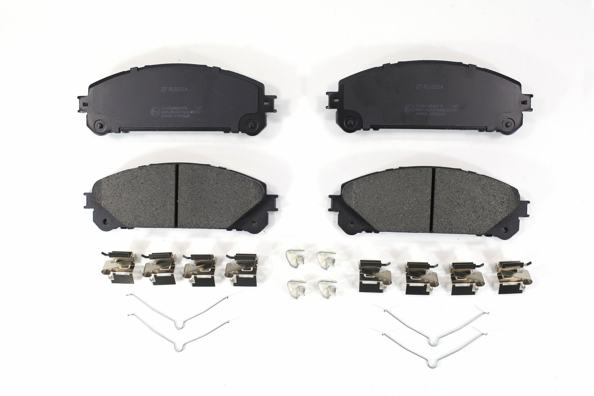 Колодки передние для LEXUS RX III 270-450 2009- ZF Russia GDB3484 ZFR