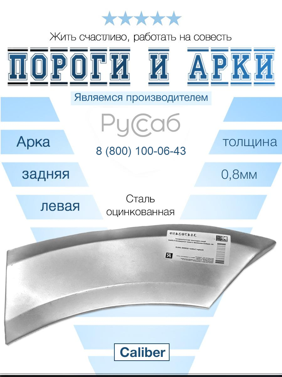 Арка левая для (верх. часть) для Dodge Caliber 2006-2013