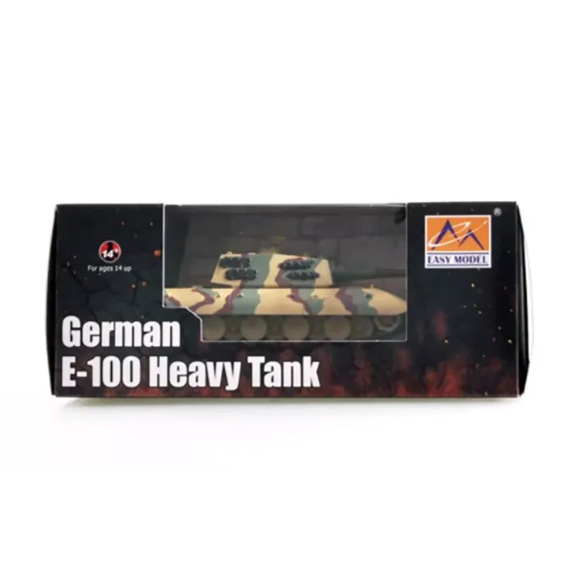 WELLY Масштабная модель танка E-100 1/72 пластик для взрослых