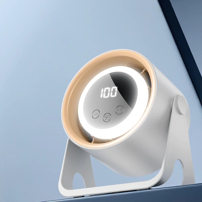 Белый портативный USB вентилятор