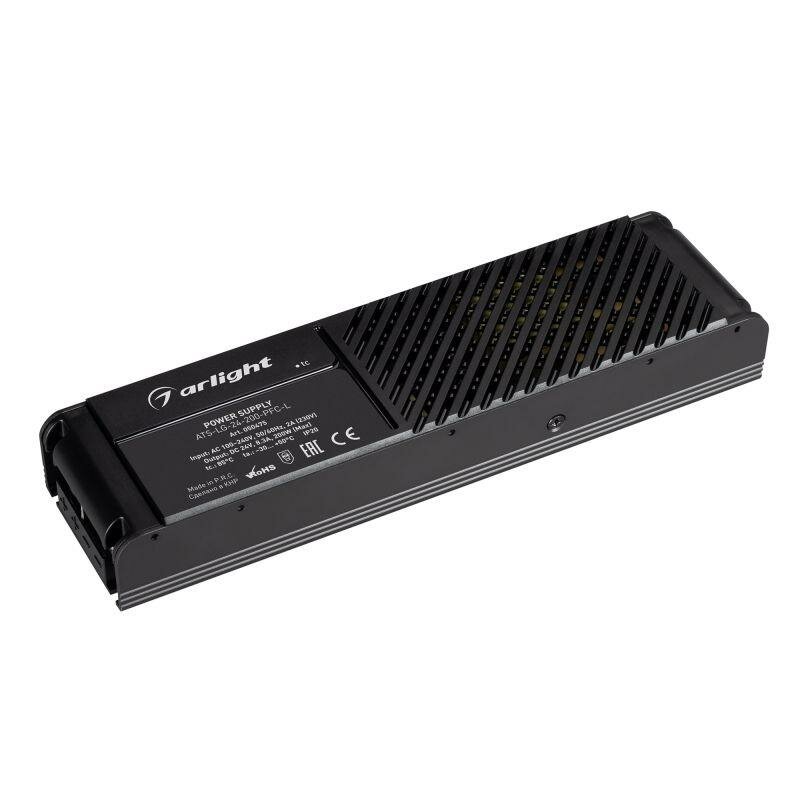 Блок питания ATS-LG-24-200-PFC-L 24В 8.3А 200Вт IP20 сетка Arlight 050475
