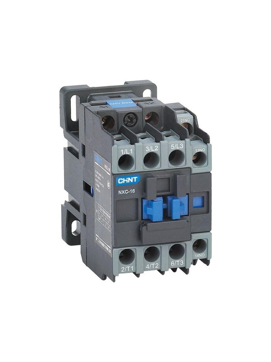 Контактор NXC-18 18А кат. 380В AC 1НО+1НЗ AC-3 (R) CHINT 836905
