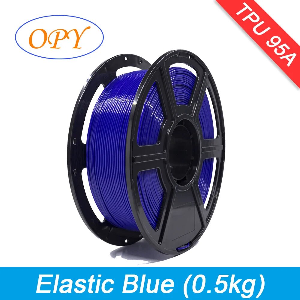 OPY Филемент TPU 95A Elastic Blue 0.5kg