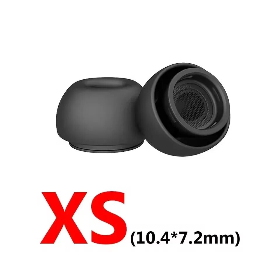 XS Черные силиконовые амбушюры для AirPods Pro