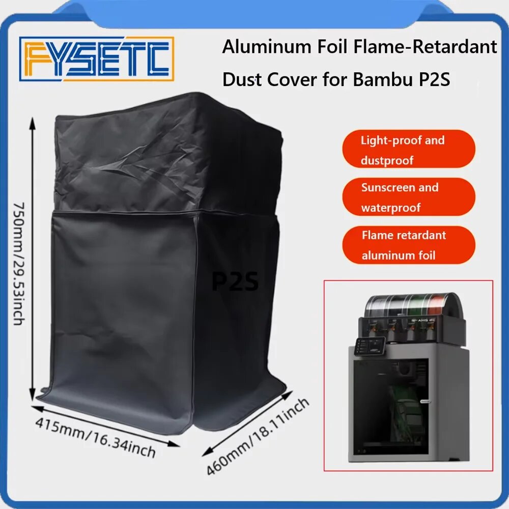Водонепроницаемый чехол для Bambu Lab P2S/P1 Series AMS из нейлона