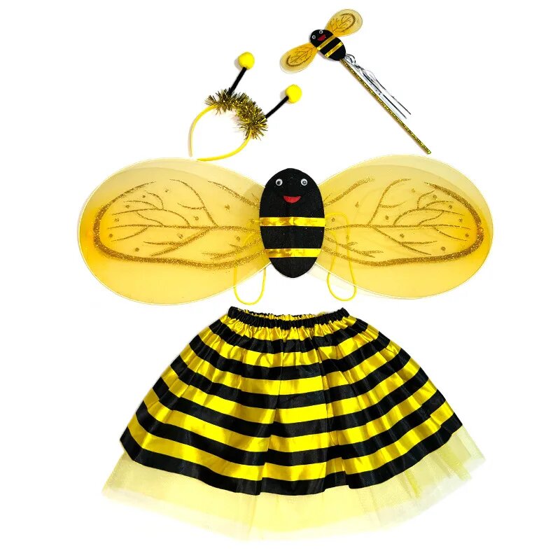 Детский костюм-крыло "Маленькая Пчелка" Yellow 4Pcs