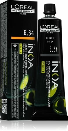 Краска для волос L'Oreal Professionnel Inoa, оттенок 6.34, 60 мл