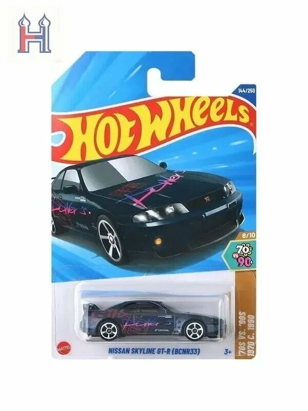 Машинка Hot Wheels Nissan Skyline GT-R (BCNR33)