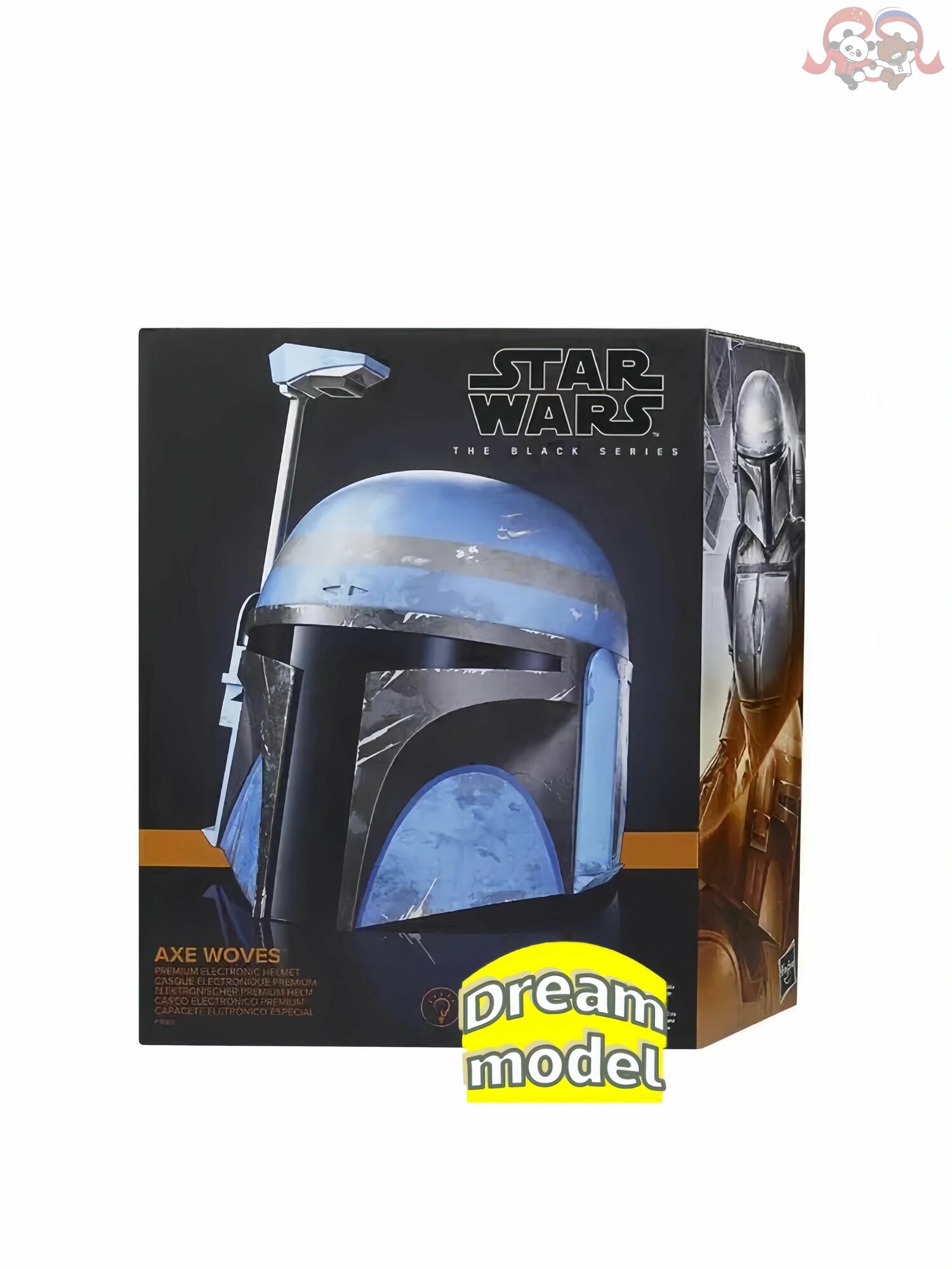 Электронный шлем Hasbro Star Wars AXE WOVES 1:1 с подсветкой и звуковыми эффектами в реальном времени.