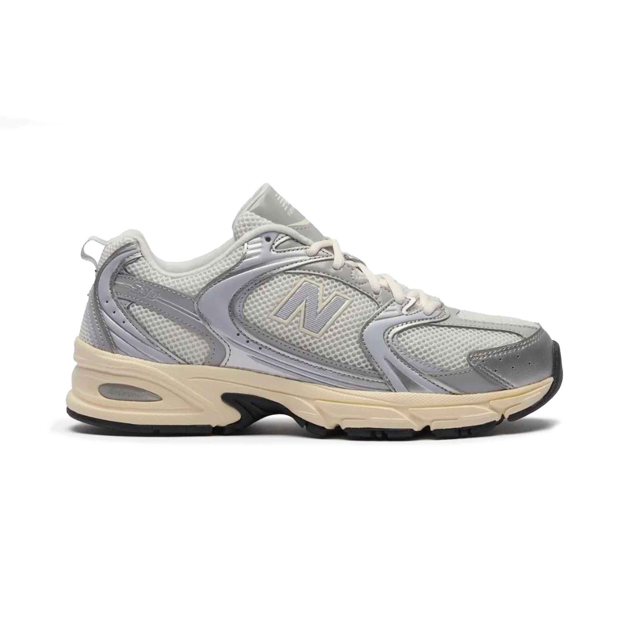 Кроссовки New Balance 530, полнота 6 (RU)/ на среднюю стопу, размер 8, серебряный/белый — фото 1