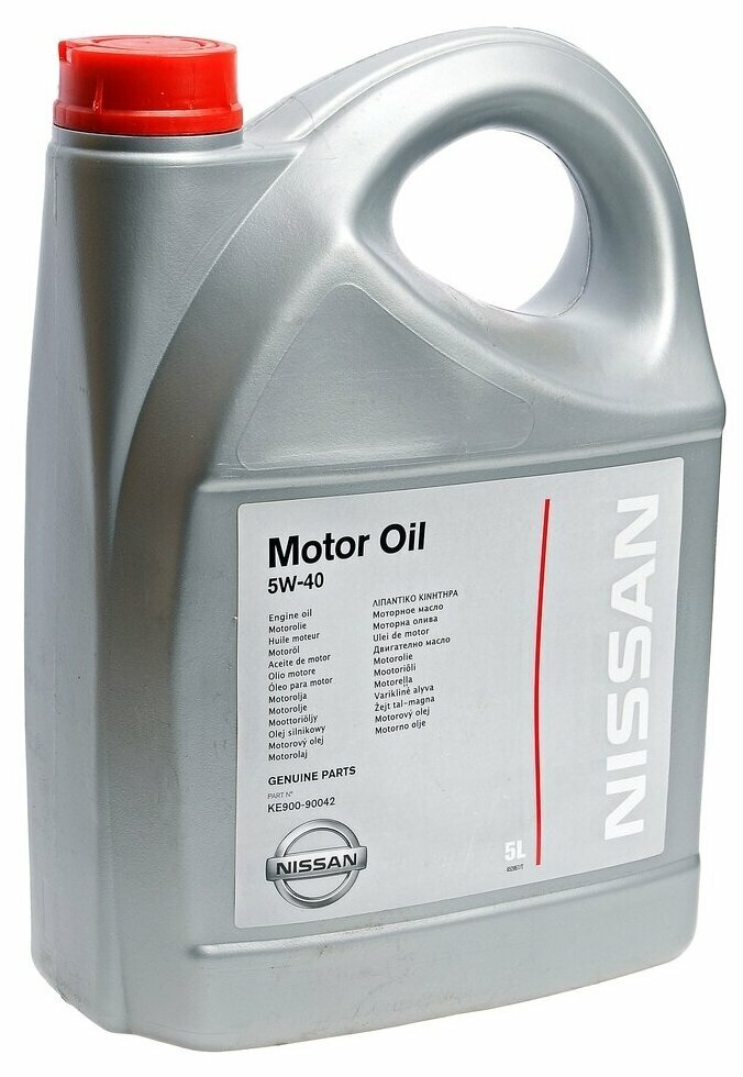 Масло моторное синтетическое Nissan Motor Oil 5W40 5 л KE900-90042R