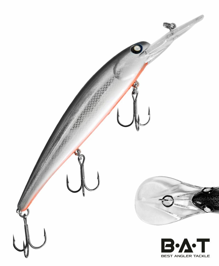Воблер для рыбалки и троллинга BAT Valet 120F BT100 (120mm; 19g; 5m Deep) Цвет 2A40