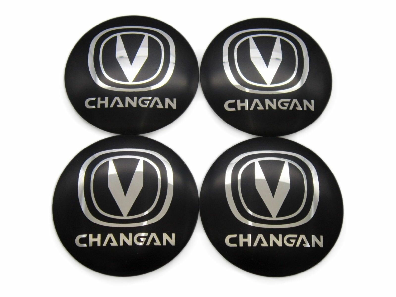 Наклейки на колесные диски и колпаки Changan/Чанган 56 мм алюминий сфера
