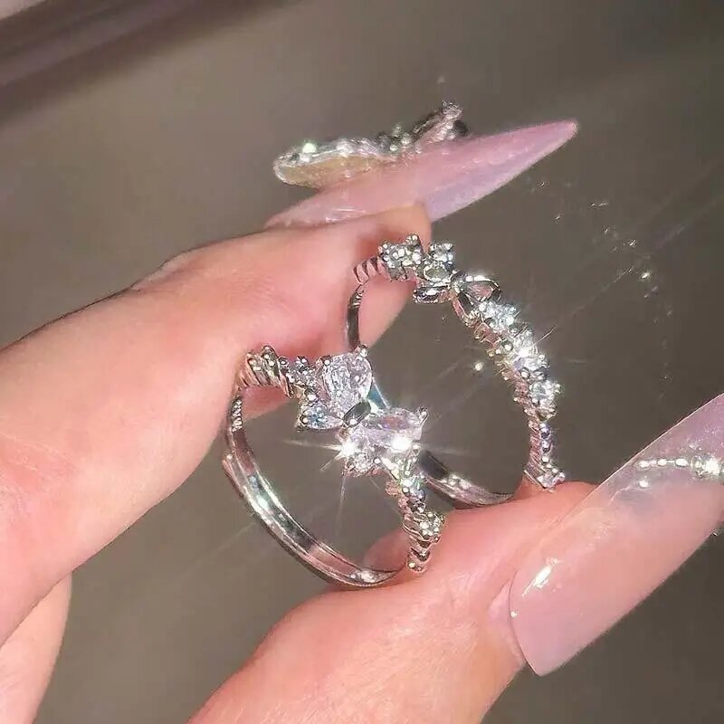 Кольцо, серебряный — фото 1