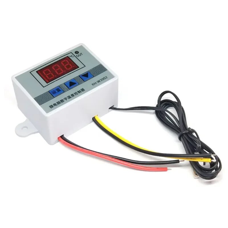 Цифровой терморегулятор XH-W3002 220В/12В 10А 1pcs 02 220V 1500W