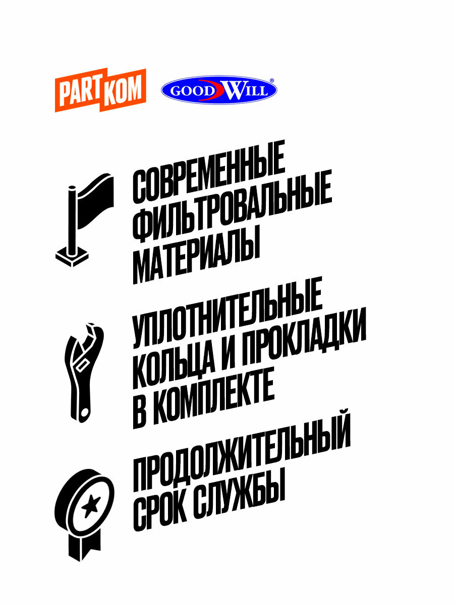 Фильтр масляный АКПП Goodwill ATG070 для DAIHATSU, SUBARU, TOYOTA / Дайхатцу, Субару, Тойота — фото 1