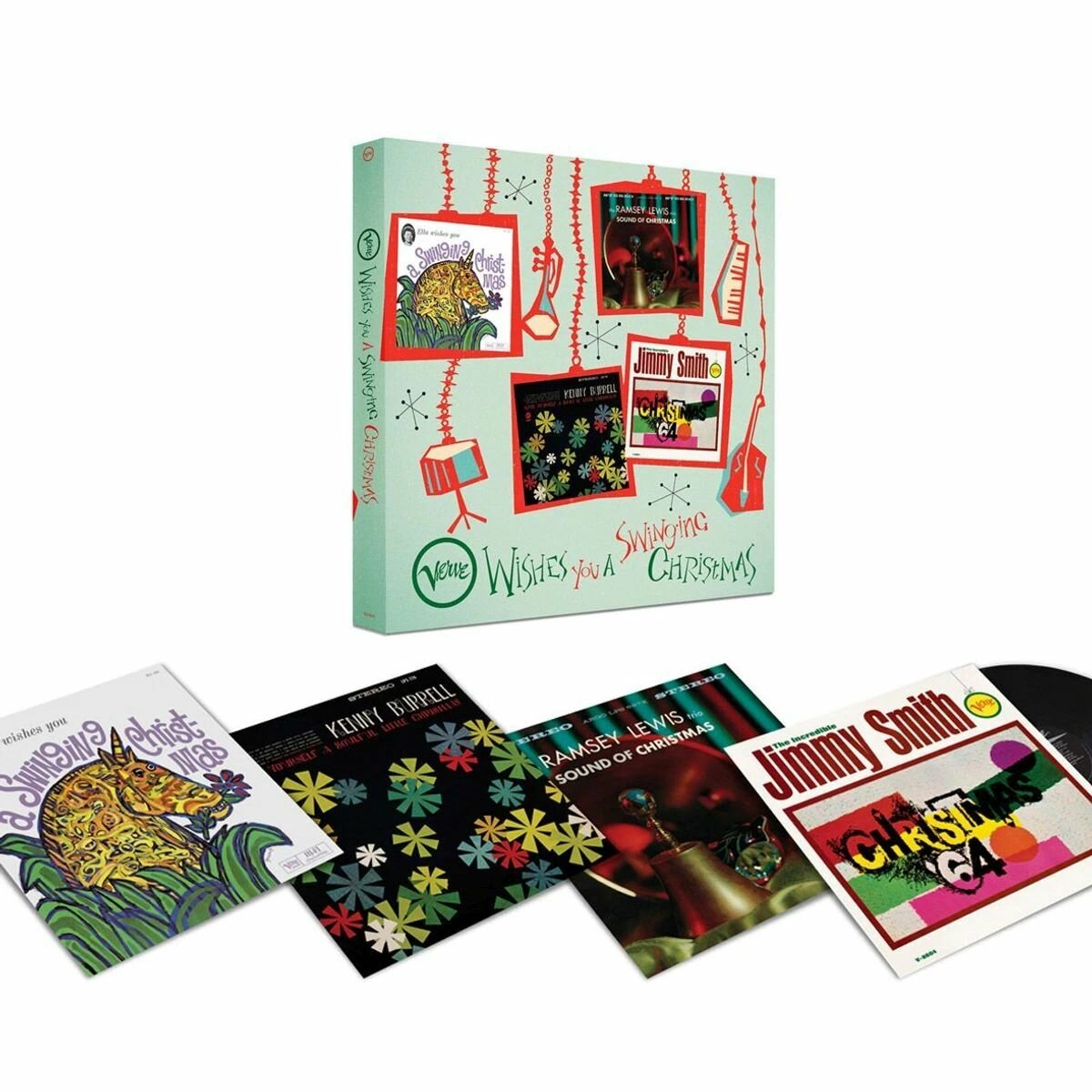 Виниловая пластинка Various Artists - Verve Wishes You A Swinging Christmas (4LP Box Set) 2020