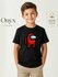 Футболка ONYX PRINTS, размер 140, черный