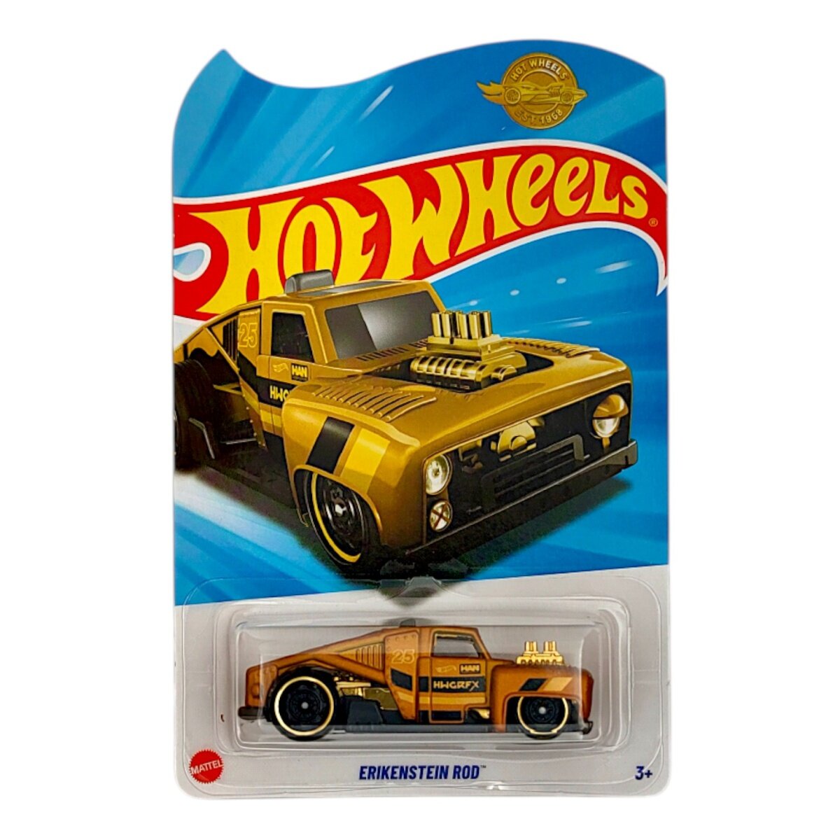 Машинка Mattel Hot Wheels Erikenstein Rod JCB45, металл, для мальчиков