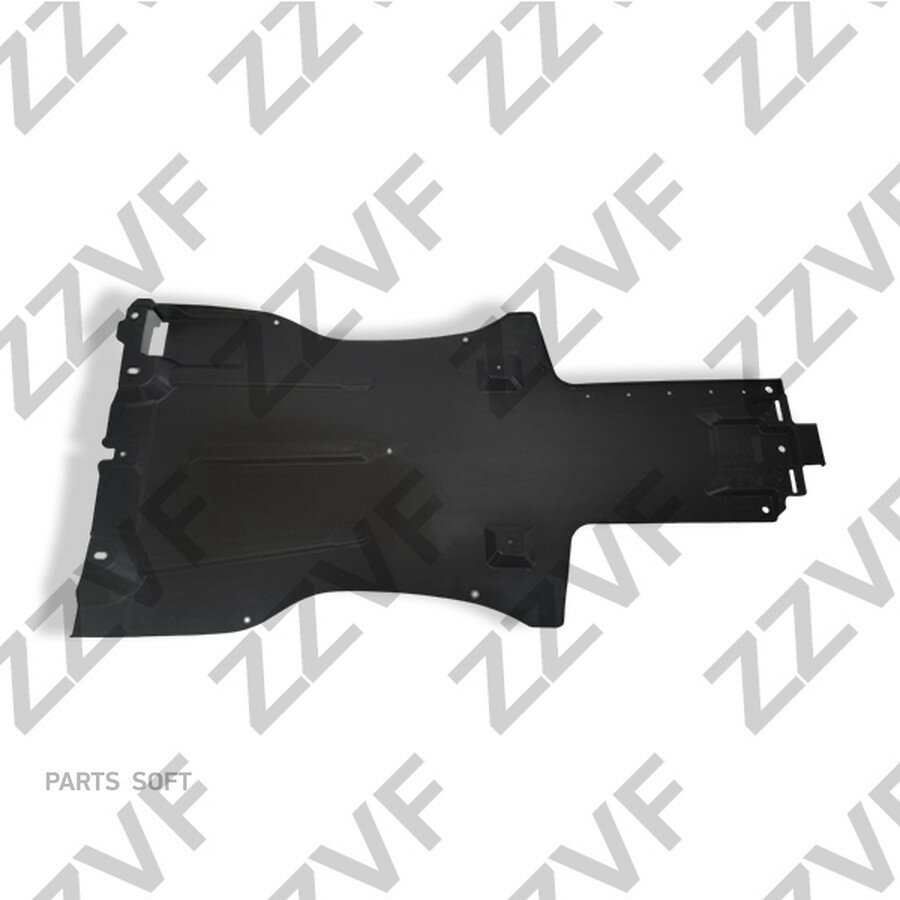 Защита двигателя задняя VW TOUAREG (03-07) от официального дистрибьютора, ZZVF, артикул ZVL3221A