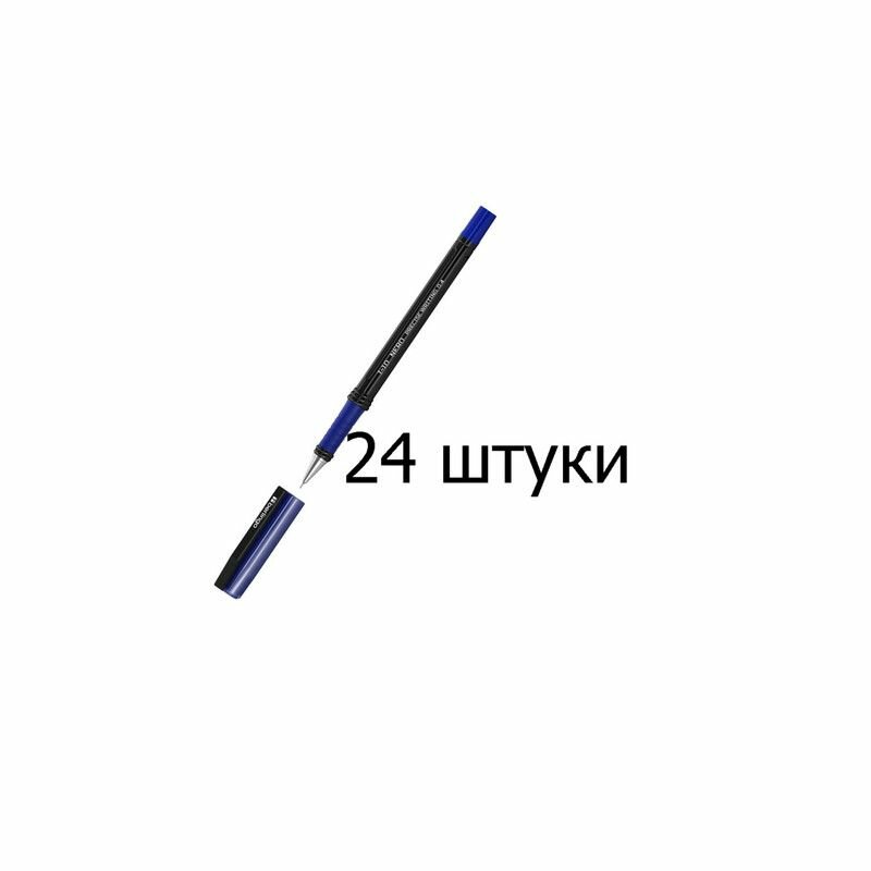 Berlingo Ручка шариковая I-10 Nero 0,4 мм синяя, 24 шт.