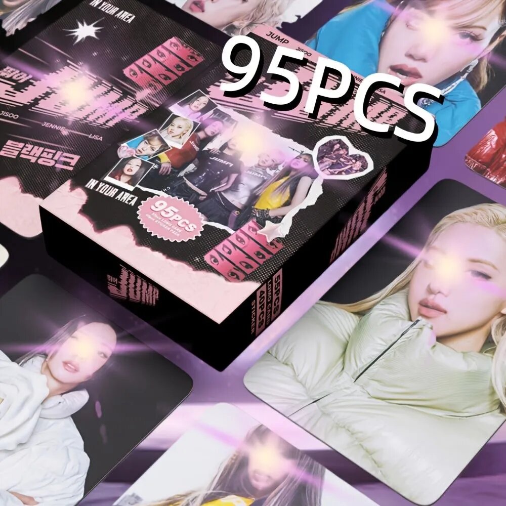 K-POP BLACKPINK карты и наклейки 55 шт. альбом JUMP 40 Блэкпинк наклеек Набор