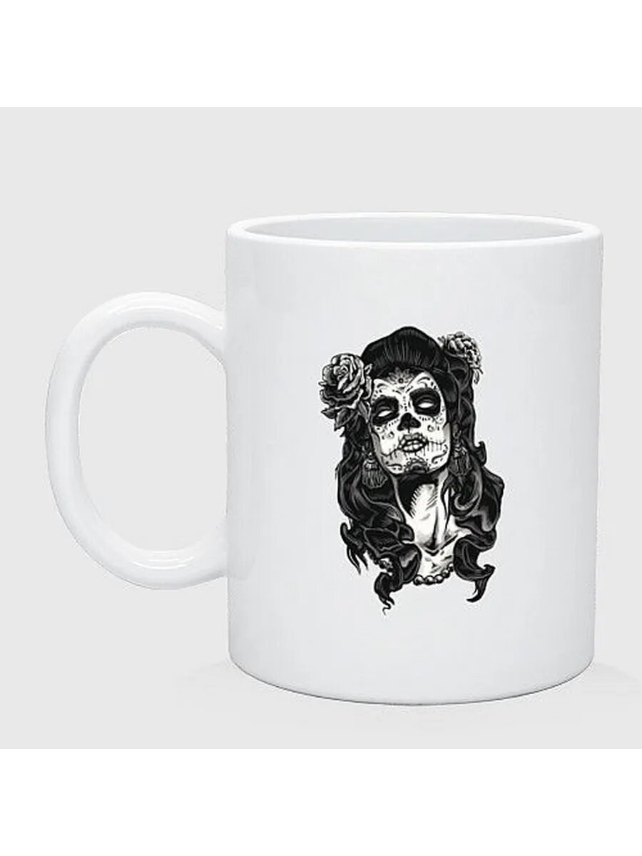 Santa Muerte Black Art кружка